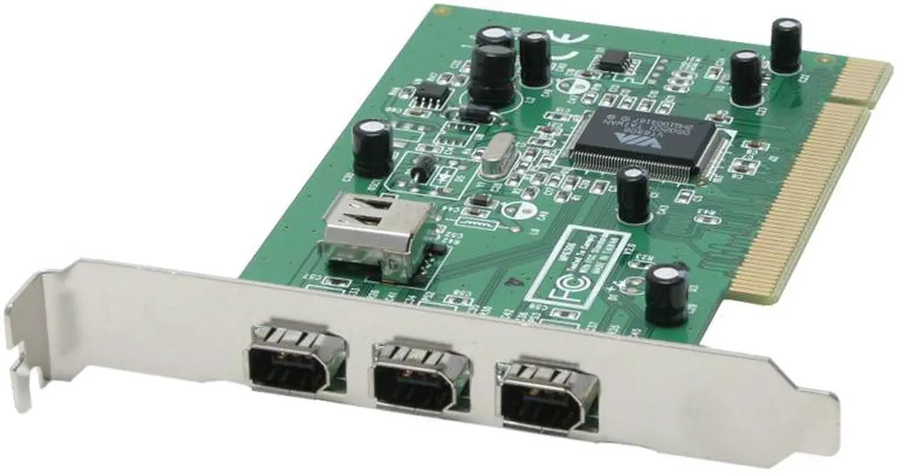 StarTech.com 4 Port IEEE-1394 FireWire PCI Card with Digital Video Editing Kit Model PCI1394_4 ...