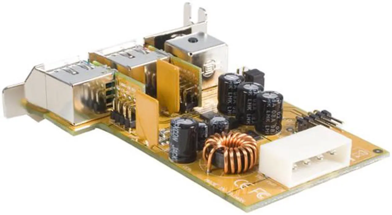 StarTech.com 2 Port Low Profile 12V/24V Powered USB Adapter Card Model ...