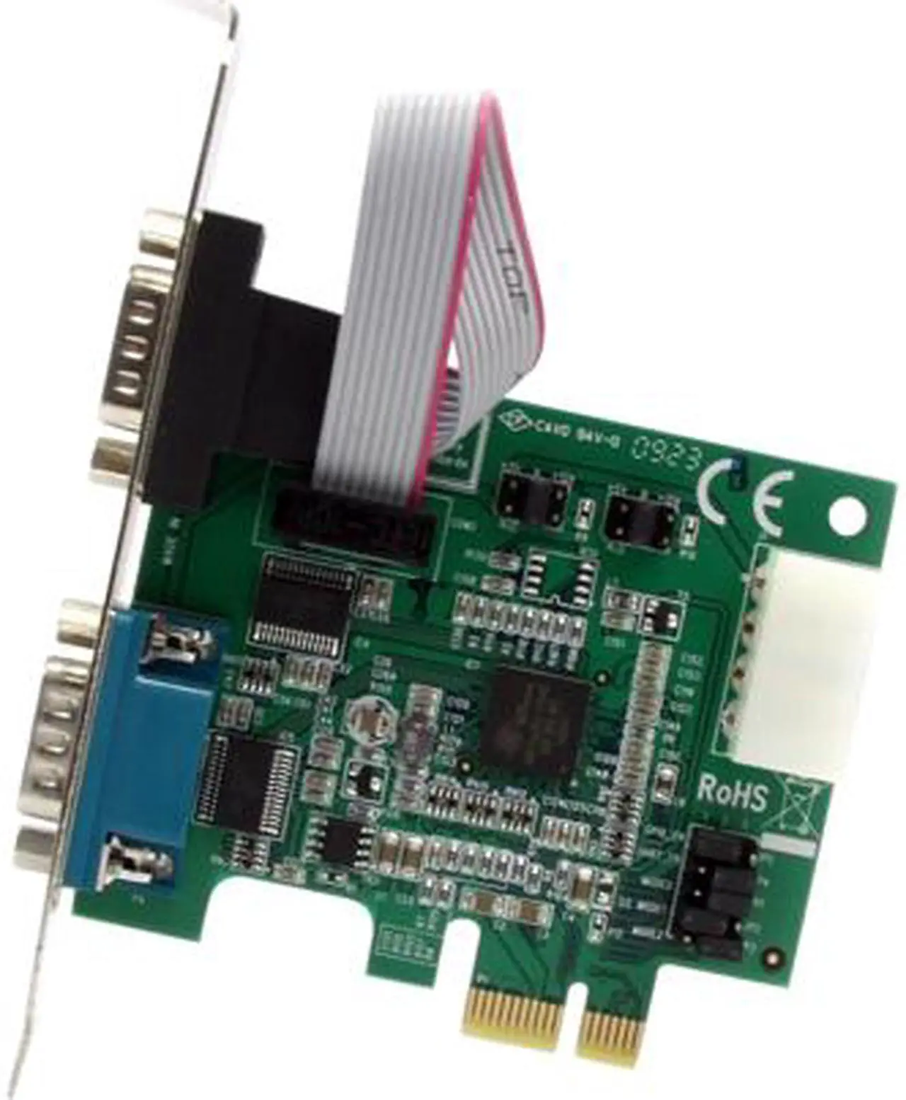 StarTech 2 Port Native PCI Express RS232 Serial Adapter Card with 16950 UART - Newegg.ca