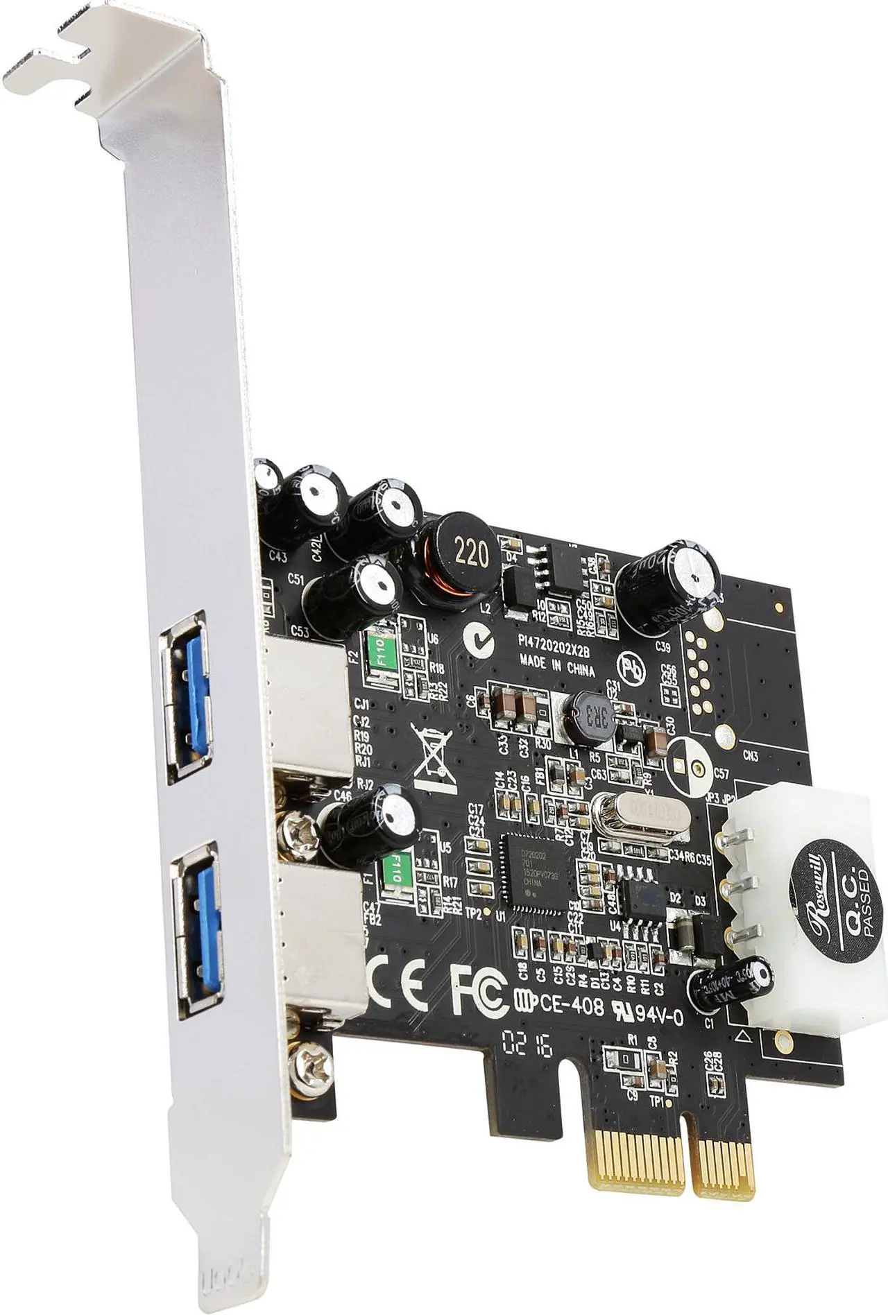 Rosewill RC-505 - 2-Port USB 3.0 PCI Express Card - Newegg.com
