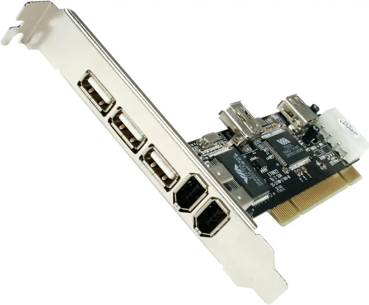 VANTEC 4-Port USB 2.0 & 3-Port FireWire 400 PCI Combo Host Card Model ...