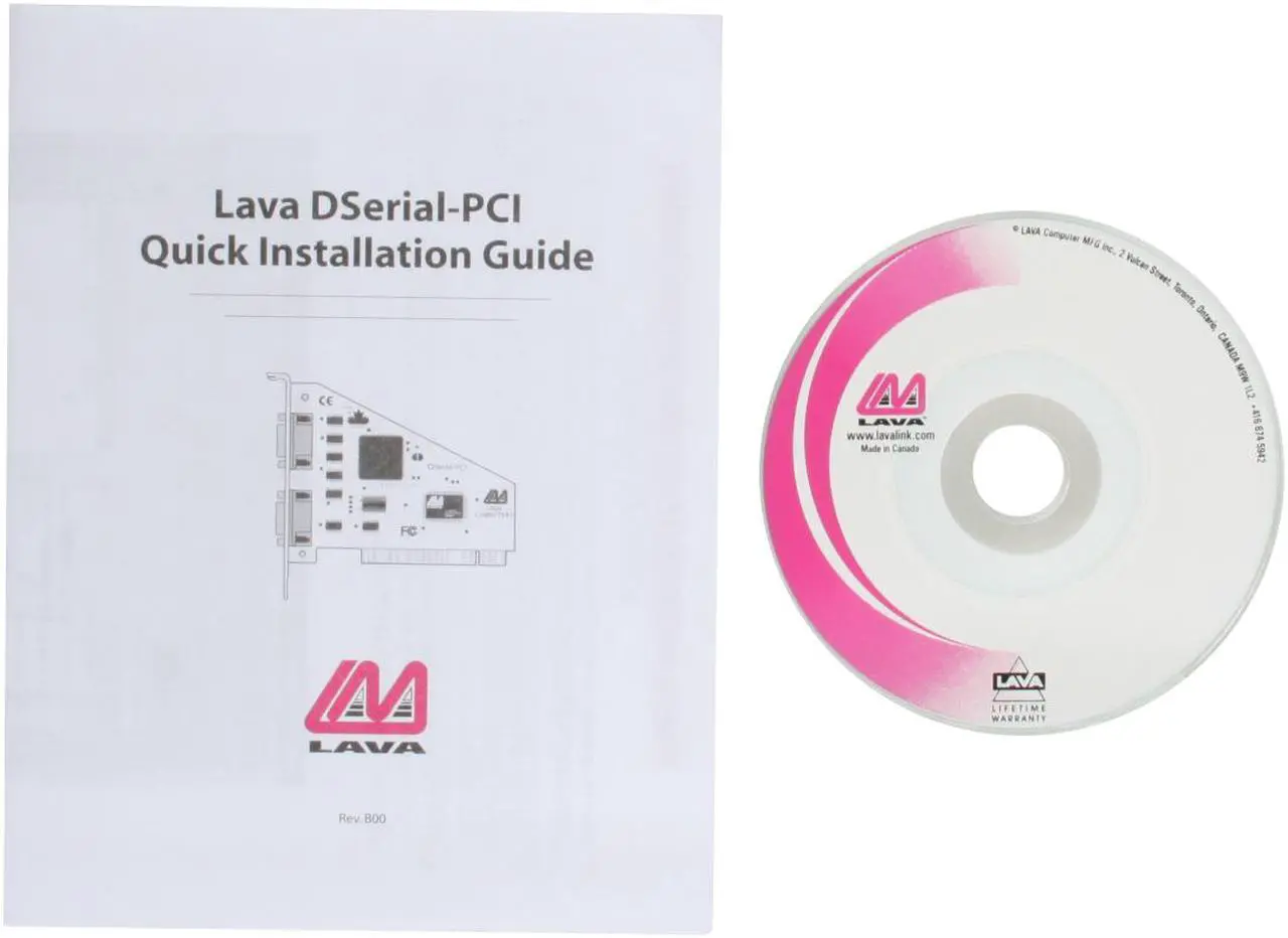 LAVA Computer 2-Port Serial Card (PCI Bus 16550) Model DSerial-PCI ...