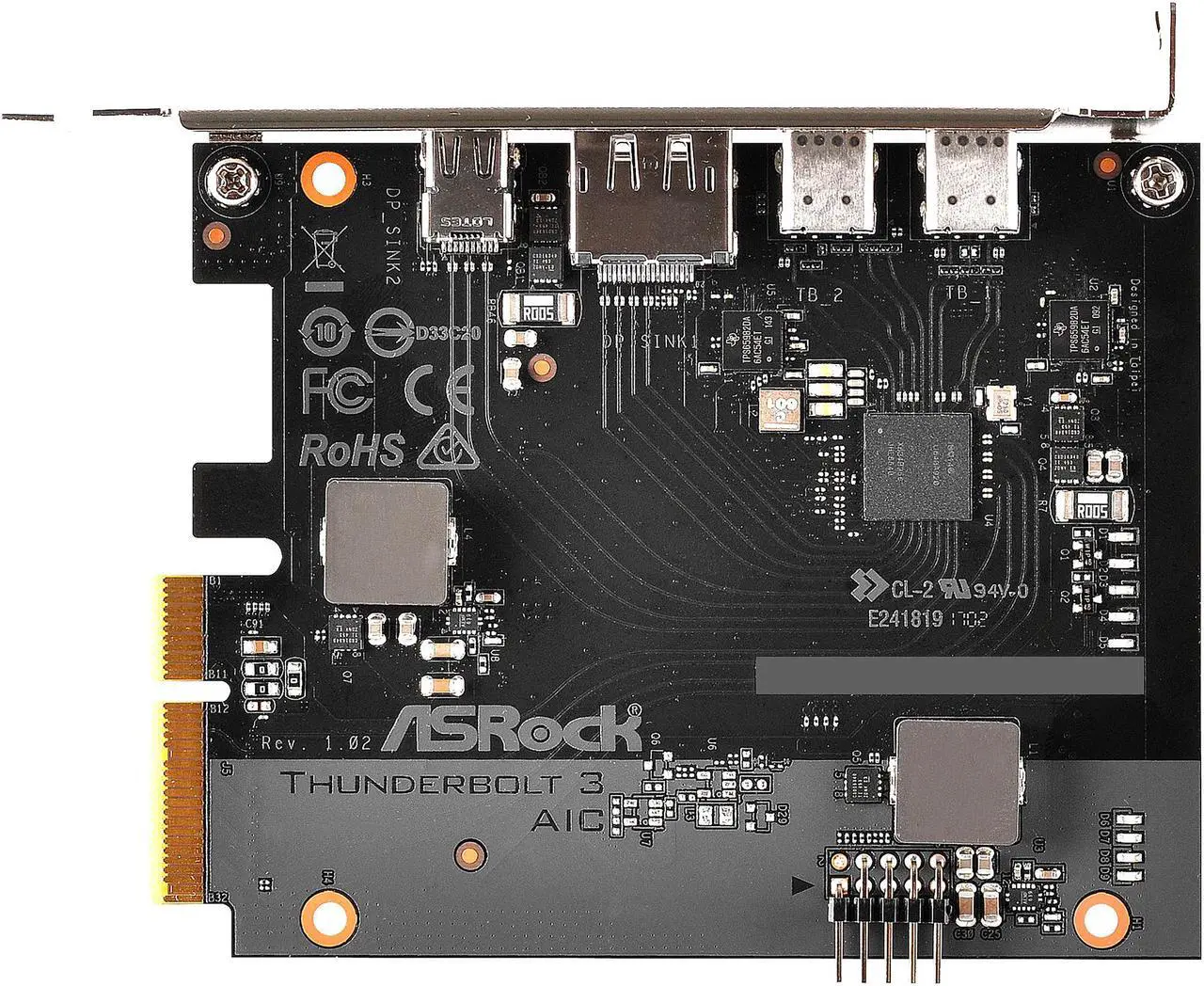 ASRock Add-On Card Model THUNDERBOLT 3 AIC - Newegg.com