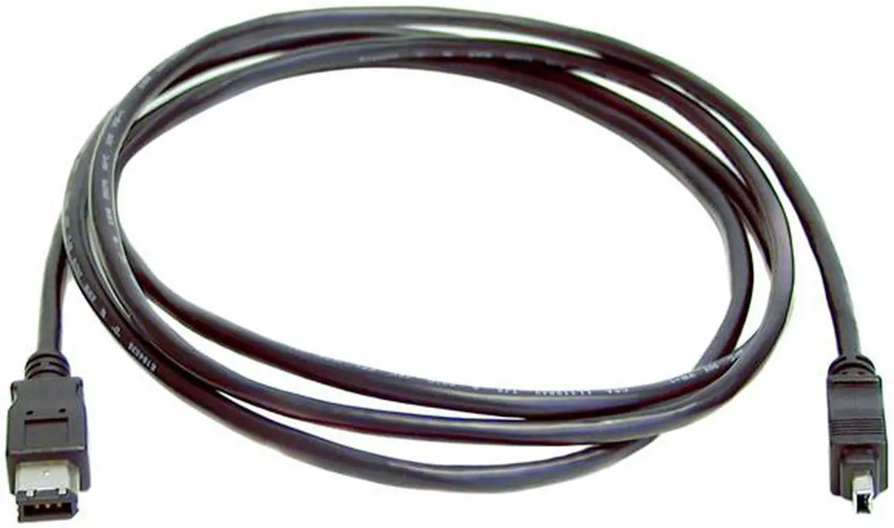 GENERIC 10E3-02106 6 ft. Black Firewire Cable - Newegg.com