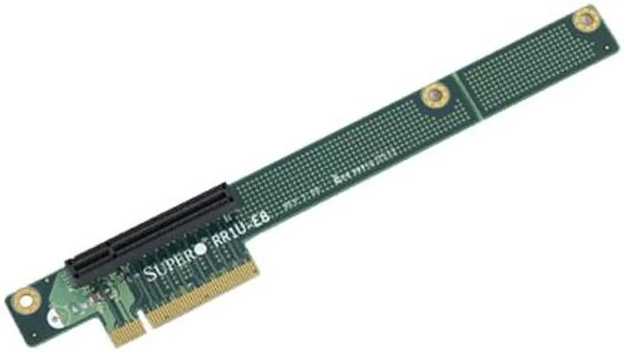 SUPERMICRO CSE-RR1U-E8 1U PCI-E x8 Slot to PCI-E Slot Riser Card ...