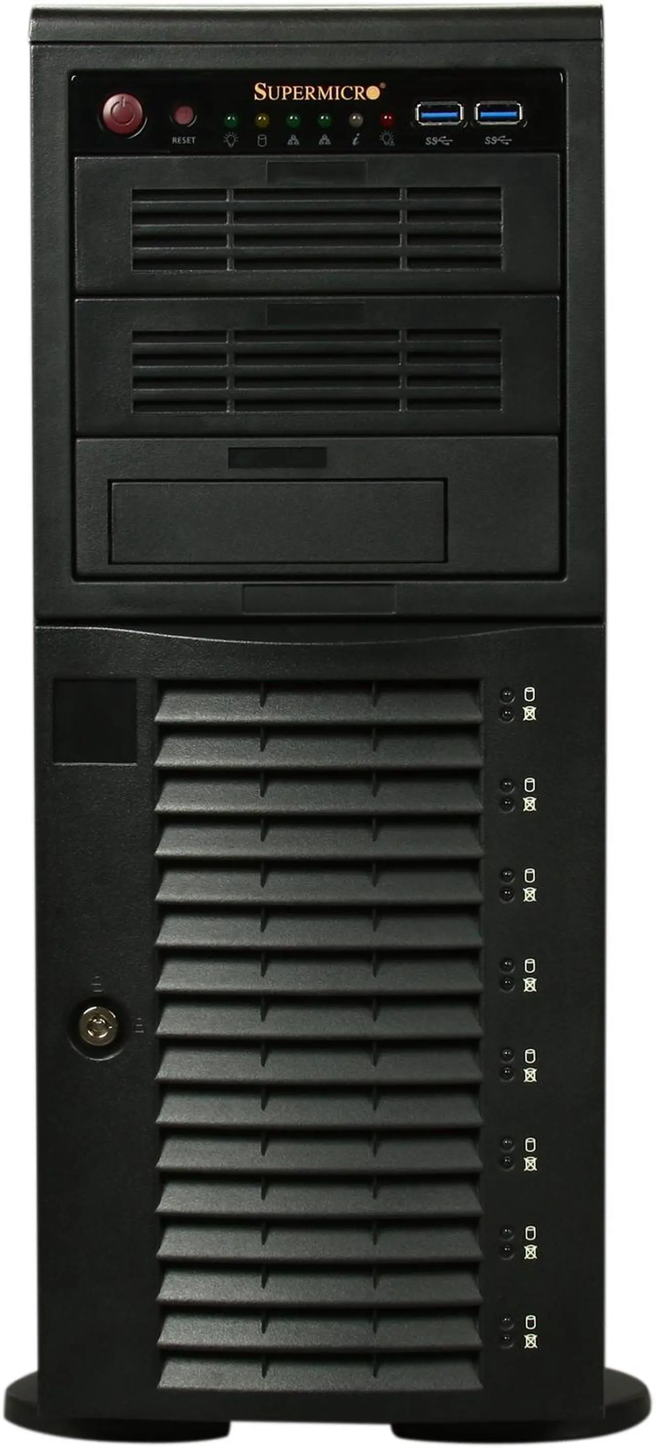 SUPERMICRO SuperWorkstation SYS-7047A-T 4U Rackmountable / Tower Server ...