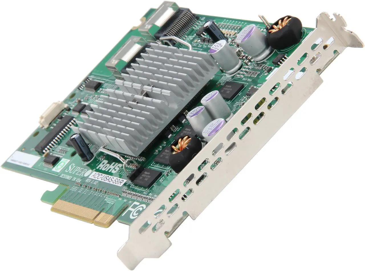 Open Box: SUPERMICRO AOC-USAS-S8iR PCI Express SATA / SAS RAID ...