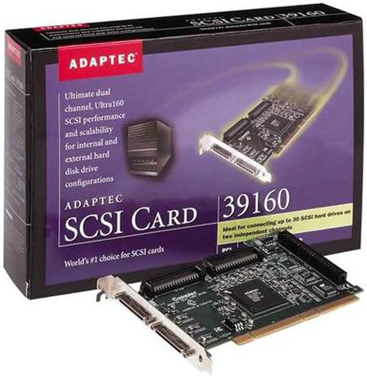 Adaptec 1822300-R 64-bit PCI (32-bit compatible) SCSI 39160 Kit ...