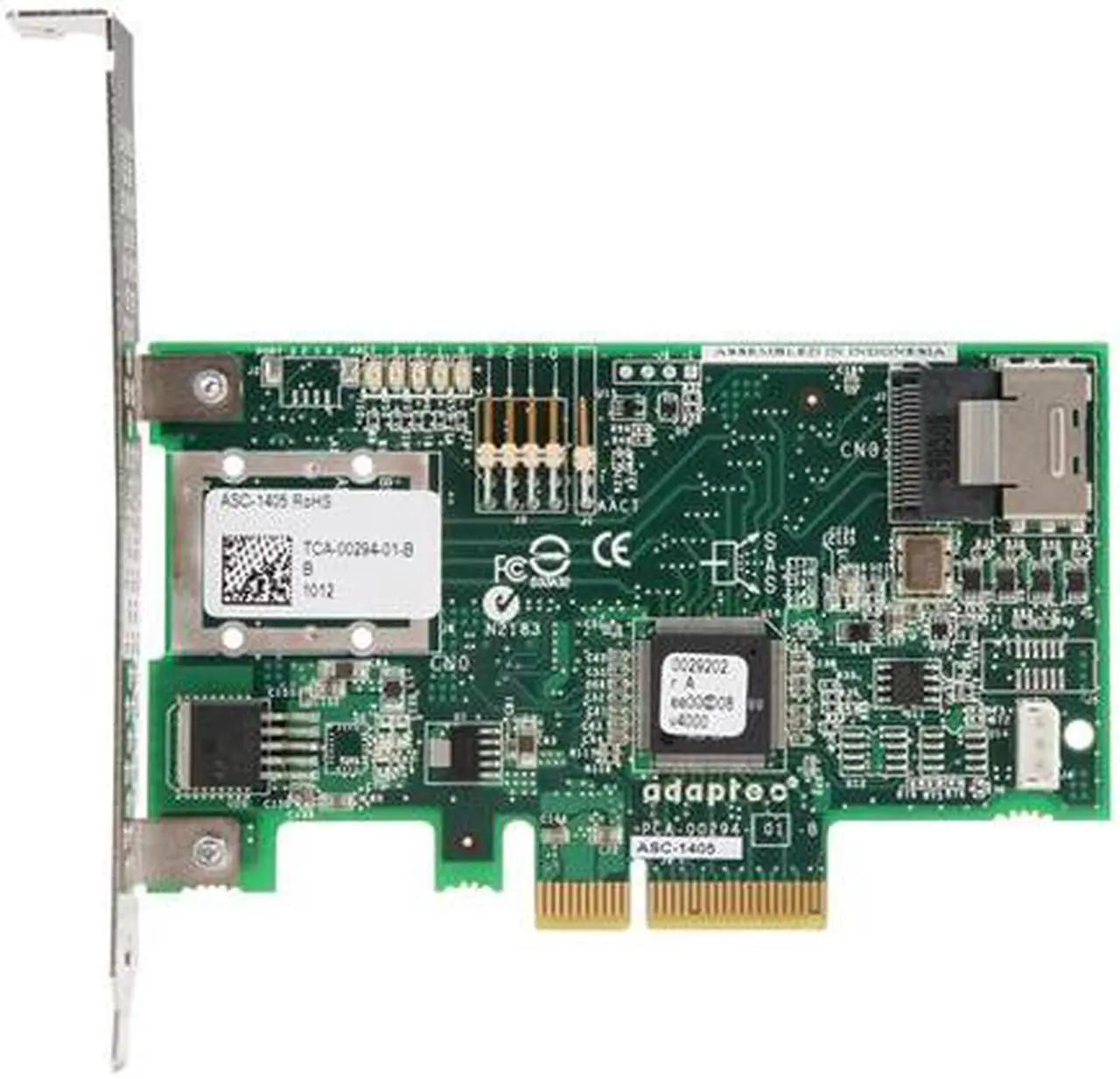 Adaptec 1405 2256100-R SATA/SAS 4 internal ports non-RAID Unified Serial HBA Card, Kit - Newegg.com