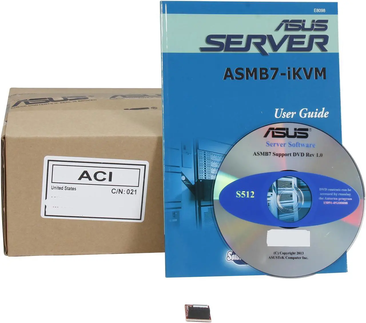 ASUS ASMB7-iKVM Effective Management Upgrade Kit with KVM (Keyboard ...