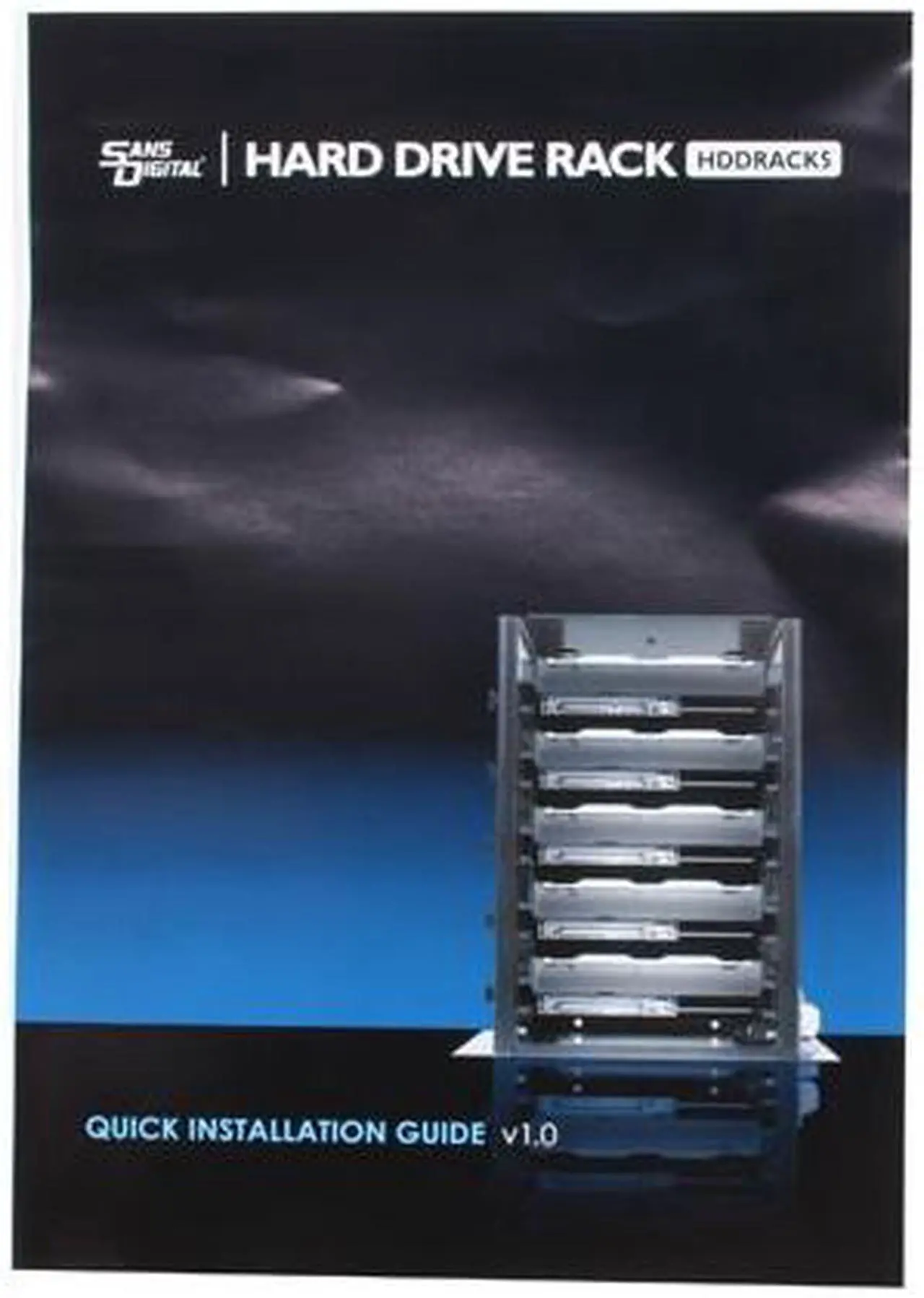 SANS DIGITAL HDDRACK5 5-Bay IDE / SATA Hard Drive Organizing Rack ...