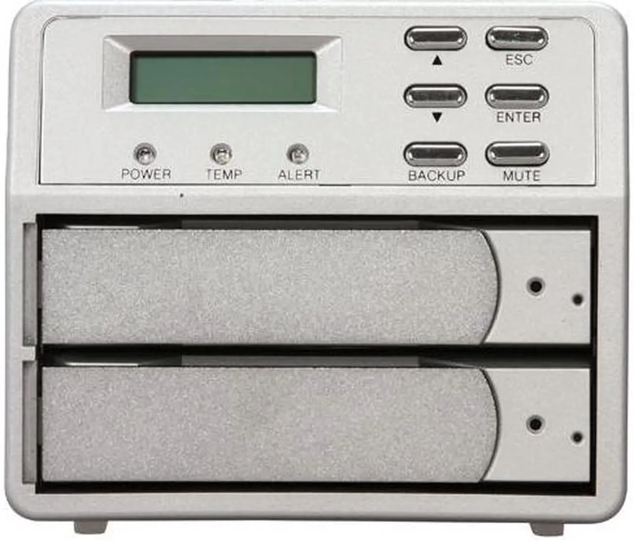 SANS DIGITAL MobileSTOR MS2UT+ - 2TB 2 Bay SATA to eSATA/USB 2.0 RAID 0 ...