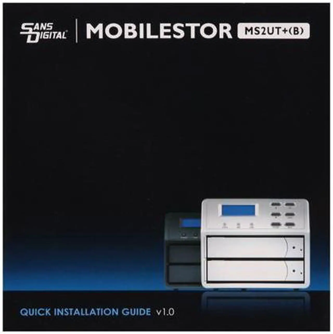 SANS DIGITAL MobileSTOR MS2UT+B - 2TB 2 Bay SATA to eSATA/USB 2.0 RAID ...