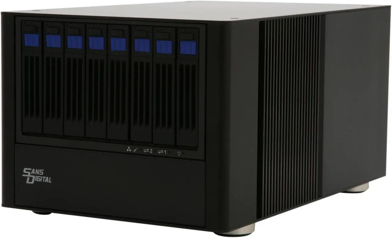 SANS DIGITAL MobileSTOR MS28XP 8 Bay 2.5 Tower 6G SAS / SSD / SATA RAID ...