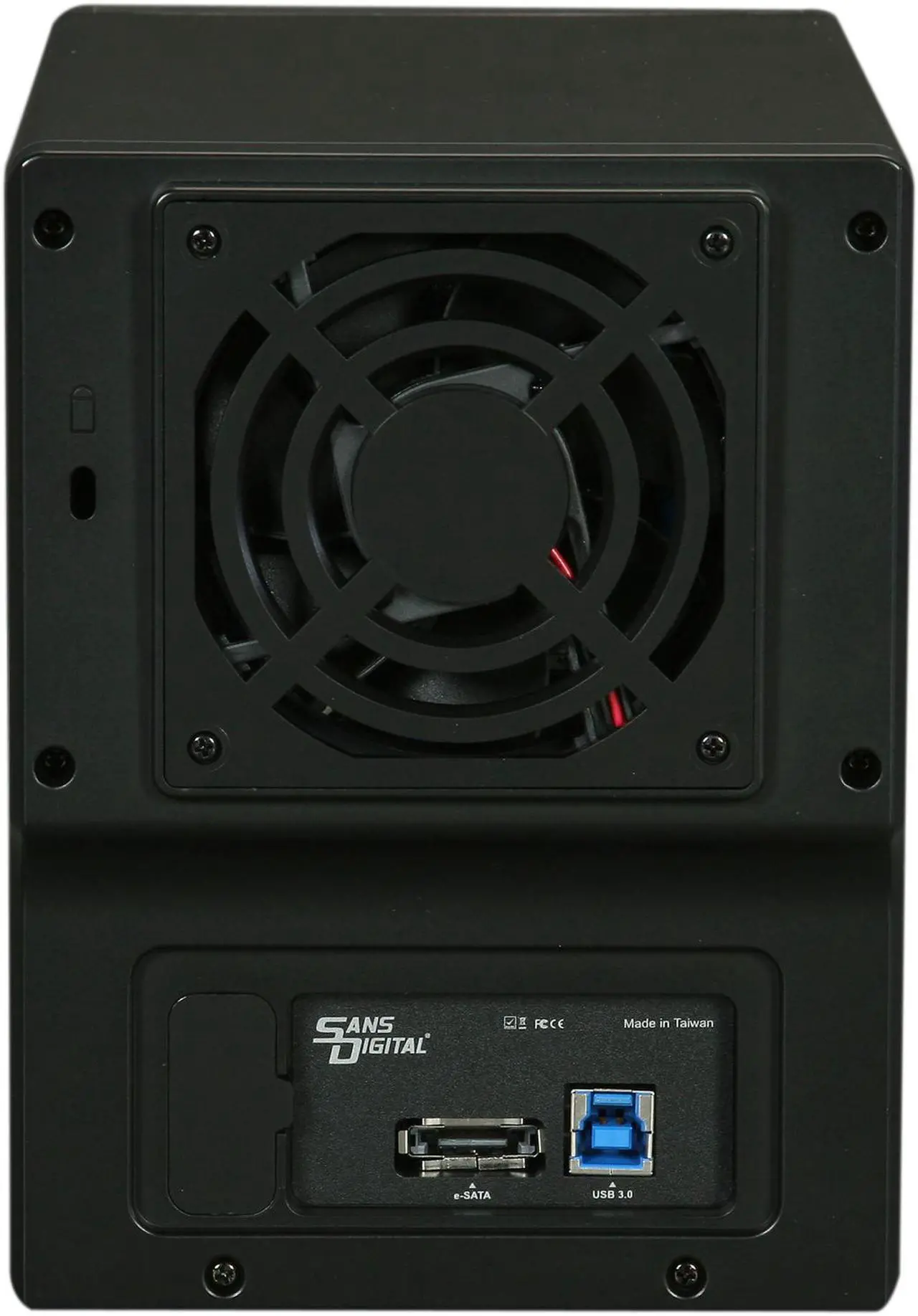 SANS DIGITAL MobileSTOR MS4UM+B 4-Bay eSATA Port Multiplier and USB 3.0 ...