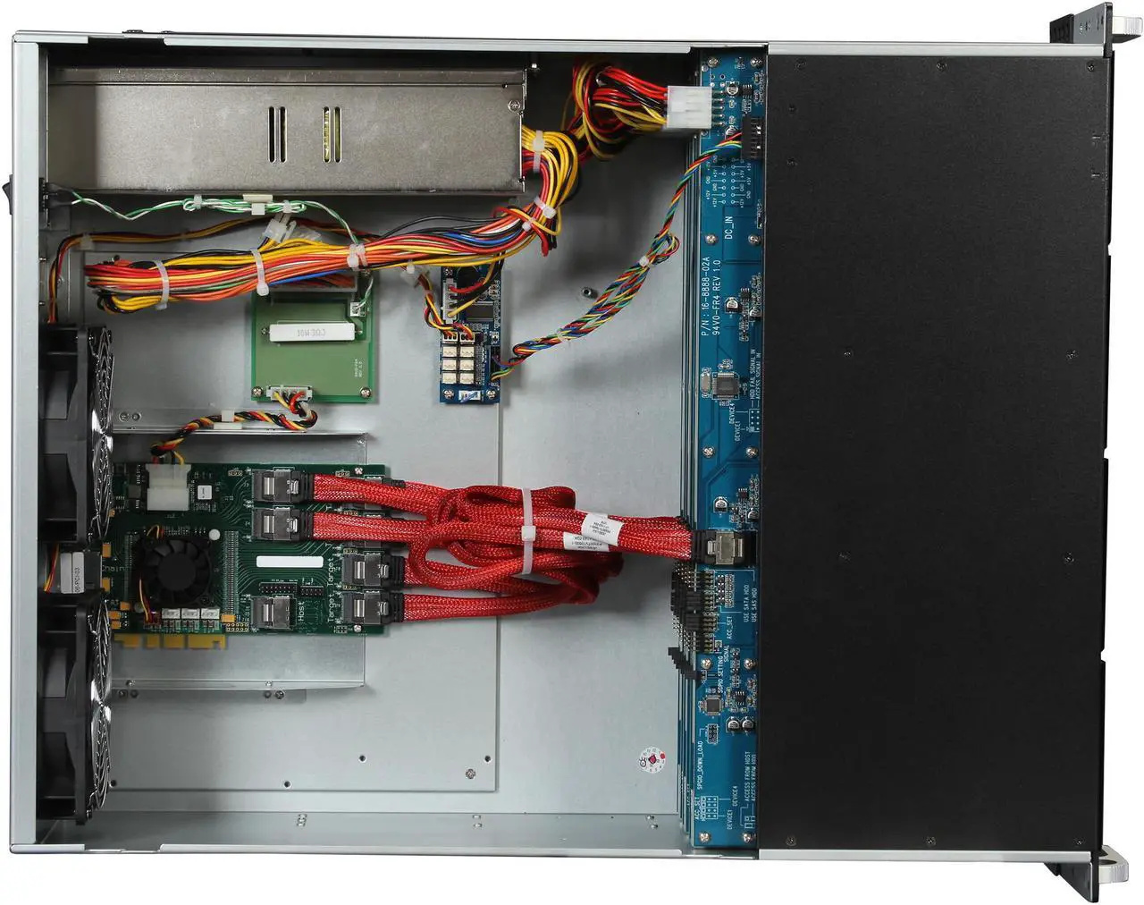 SANS DIGITAL EliteSTOR ES424X6+BS 4U 24-Bay 6G SAS/SATA to SAS JBOD ...