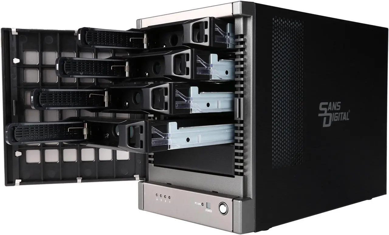 SANS DIGITAL TowerRAID TR4X12G 4 Bay 12G mini-SAS HD SFF-8644 SAS ...