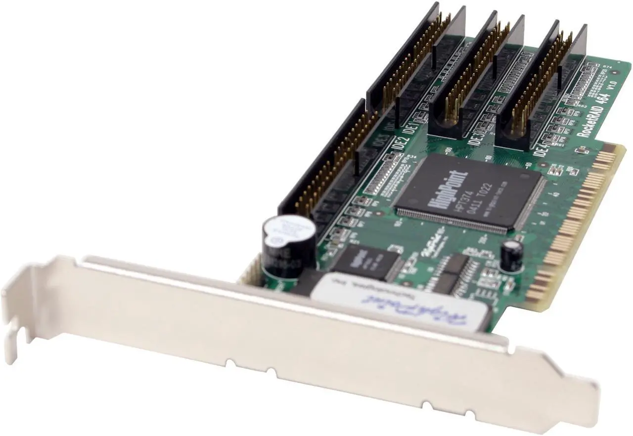 HighPoint ROCKETRAID 464 PCI IDE Controller Card - Newegg.com