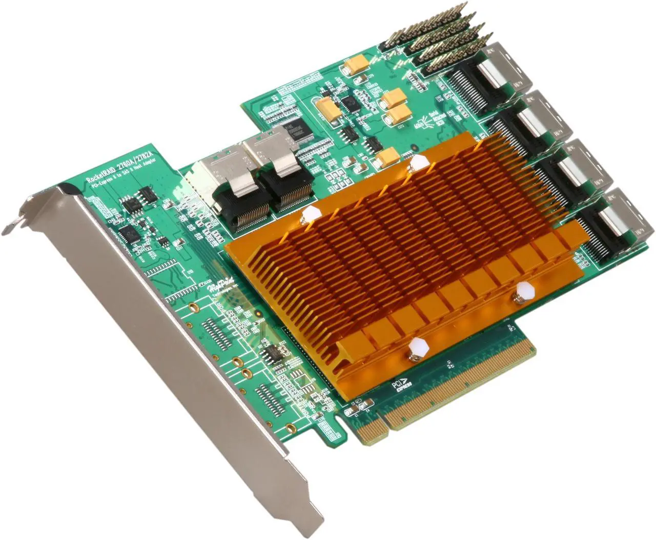 HighPoint RocketRAID 2760A PCI-Express 2.0 x16 SATA / SAS RAID ...