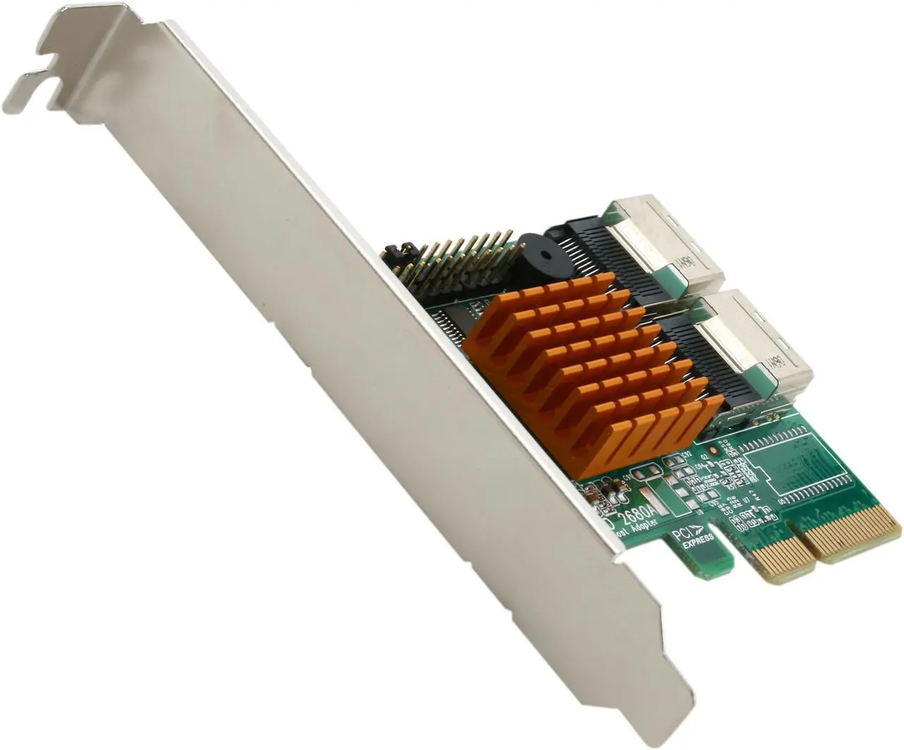 HighPoint RocketRAID 2680 SGL PCI-Express x4 SATA / SAS RAID Controller ...