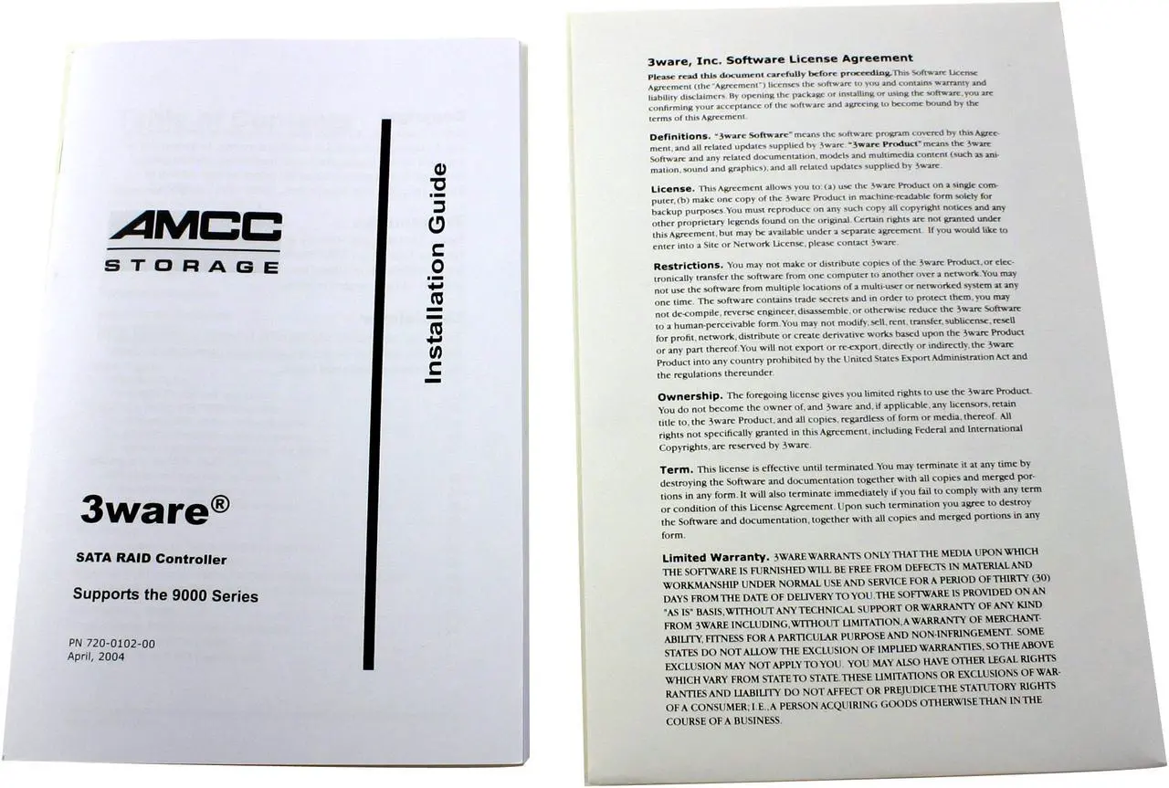 3ware 9500S-8MI PCI SATA High-Performance Hardware RAID Controllers - Newegg.com