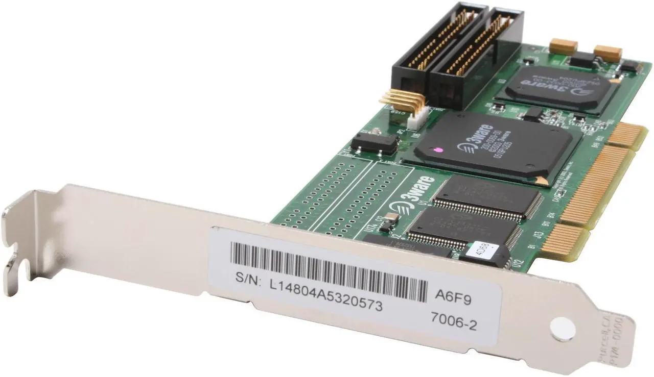 3ware 7006-2 PCI 2.2 compliant 32-bit/66MHz bus master IDE RAID Card ...