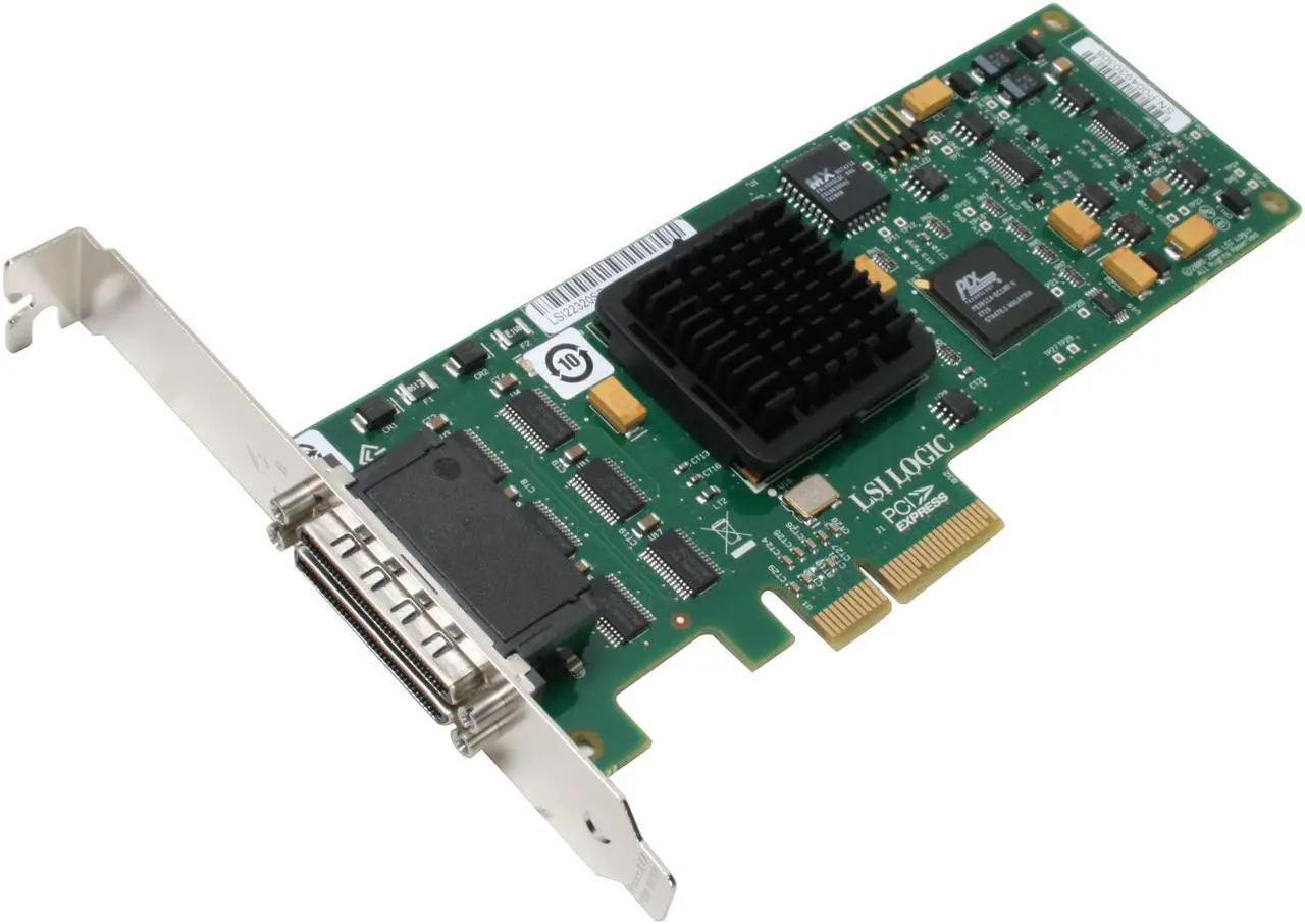 LSI LSI00153 PCI Express SCSI LSI22320SE Dual-Channel Host Bus Adapter ...