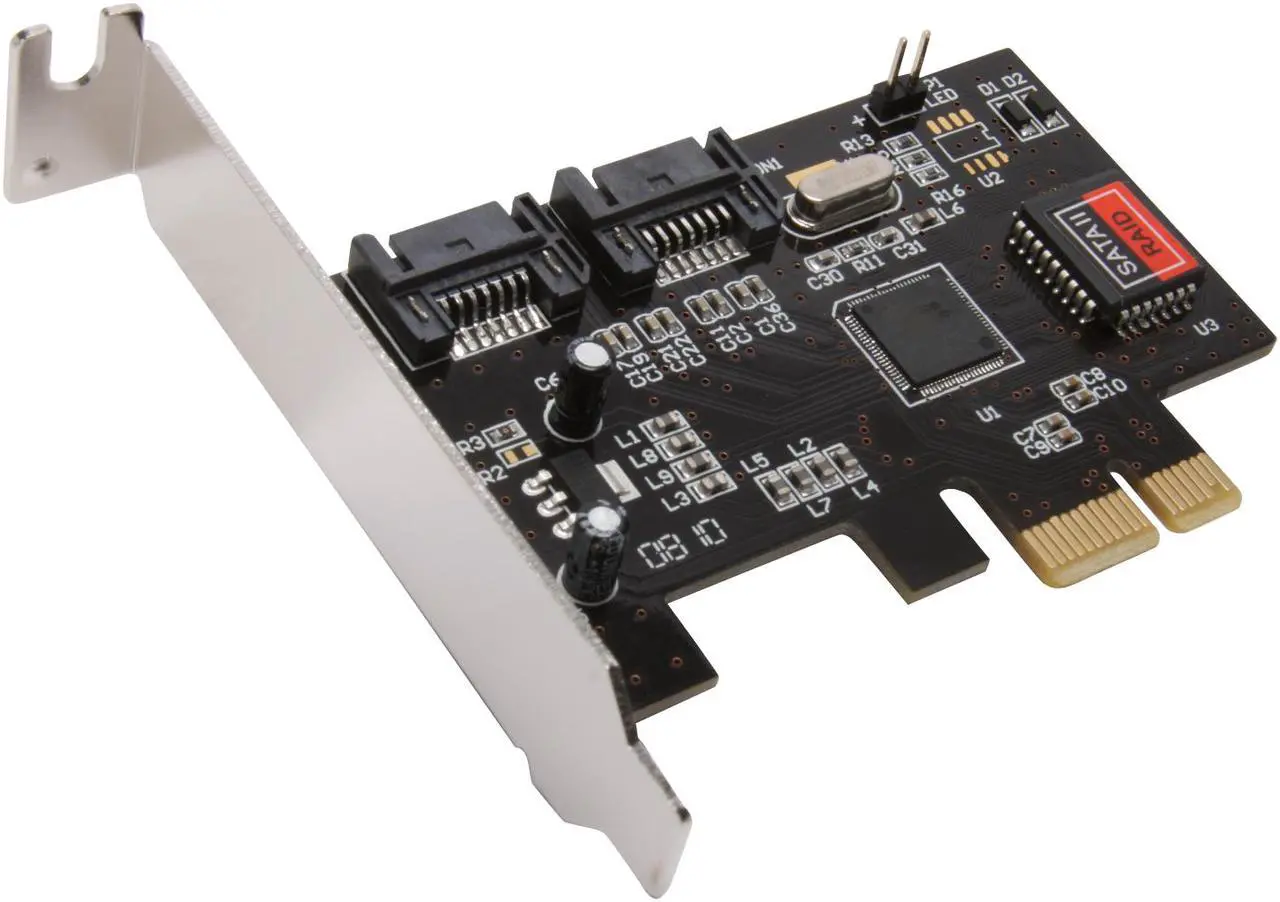 SYBA SD-LP-PEX2IR PCI Express SATA II (3.0Gb/s) Controller Card ...