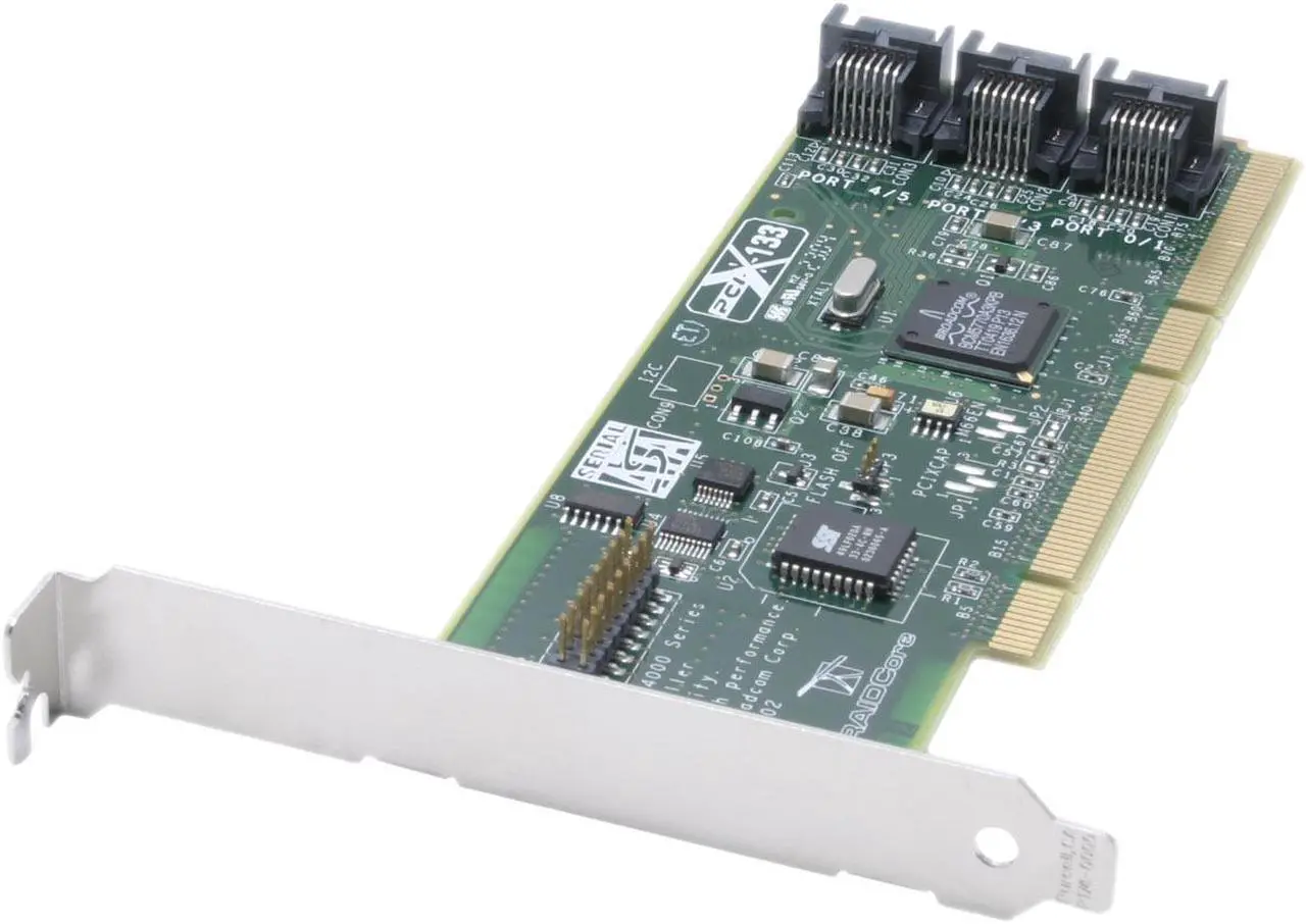 BROADCOM BC4810 PCI-X SATA 8-Channel Basic RAID Controller Card ...