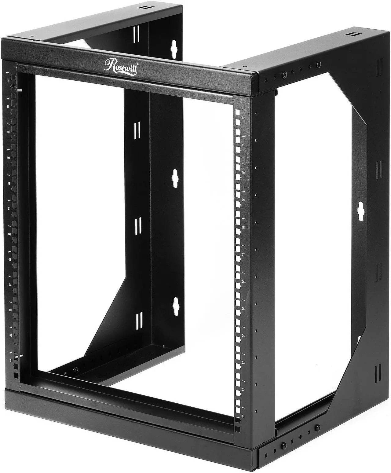 Rosewill 12U Server Rack with Swing Gate -Wall Mount Rack for 19 Inch ...