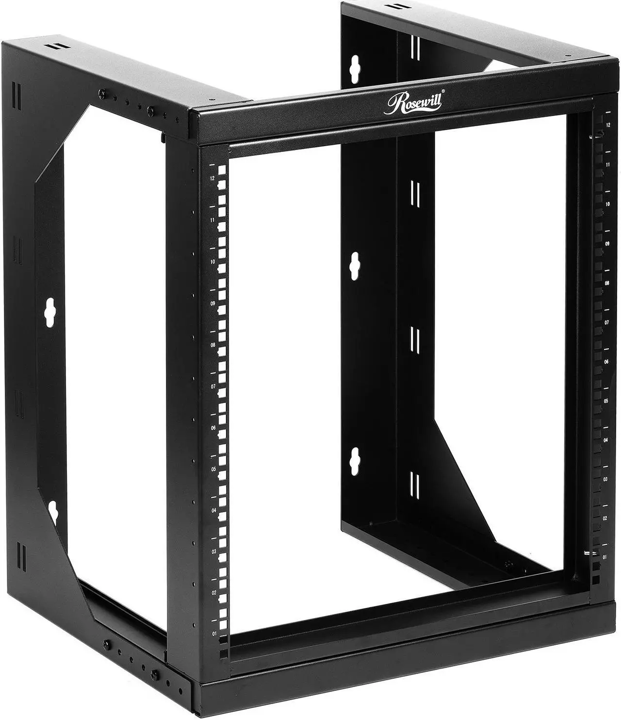 Rosewill 12U Server Rack with Swing Gate -Wall Mount Rack for 19 Inch ...