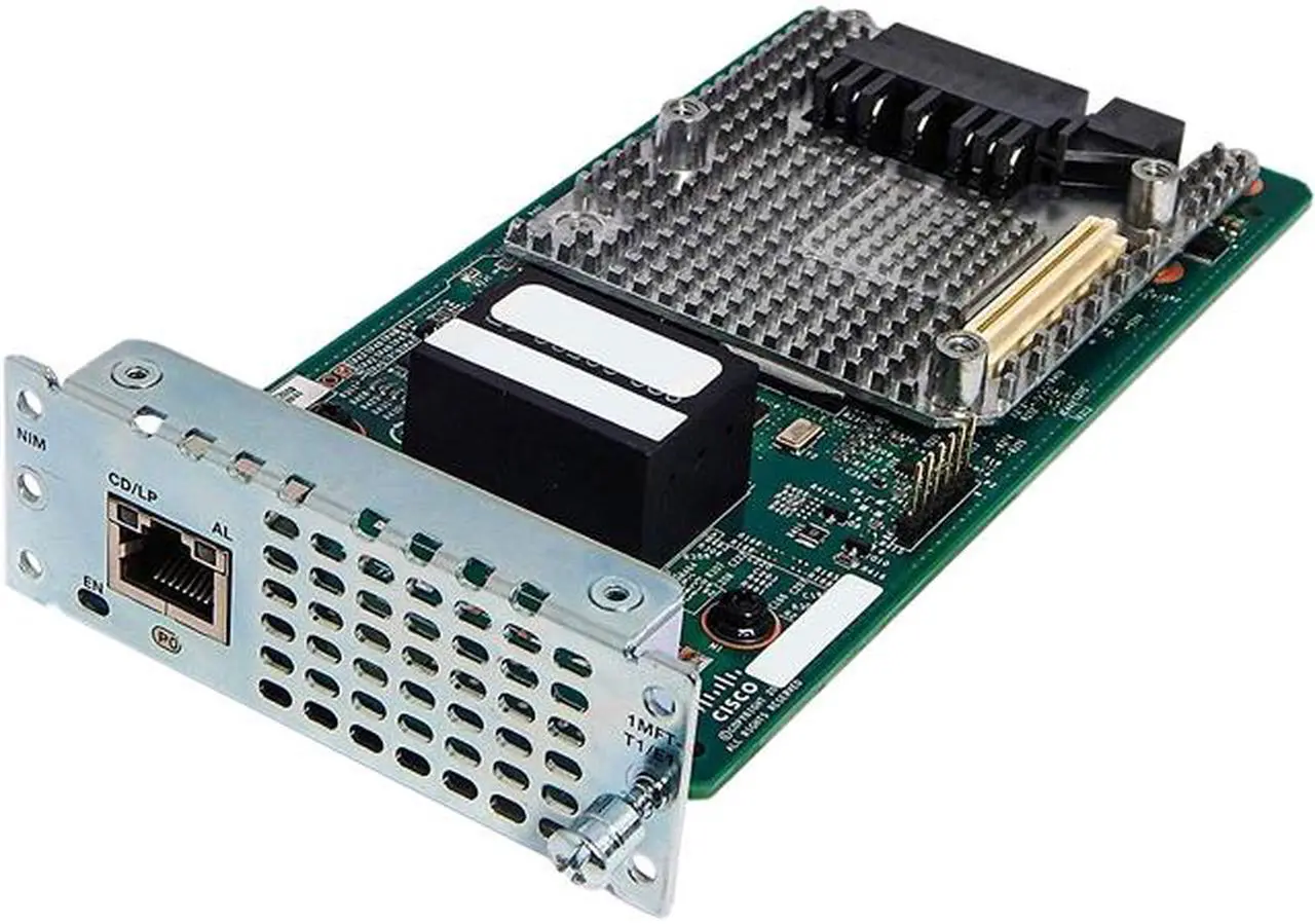 Cisco 1 port Multi-flex Trunk Voice/Clear-channel Data T1/E1 Module ...
