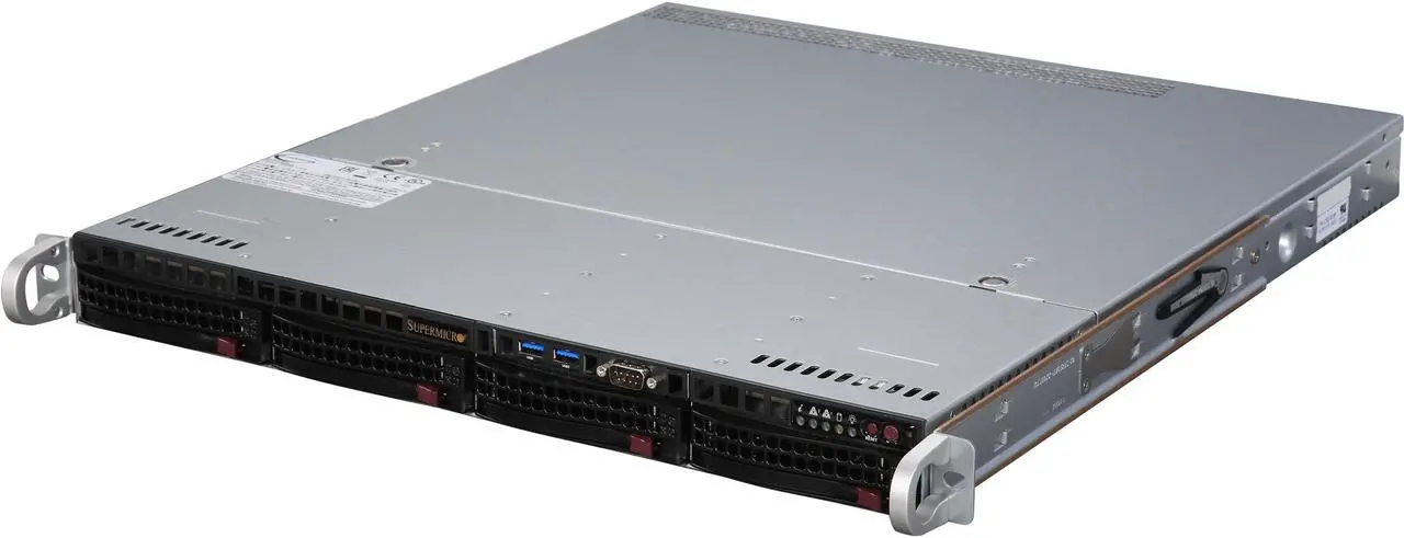 SUPERMICRO SYS-5019S-M2 1U Rackmount Server Barebone - Newegg.com