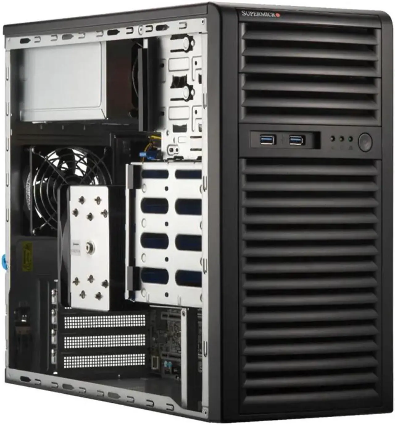 Supermicro AS-3015A-I-7800X3D-16-1TB Mini-Tower Server System, AMD ...