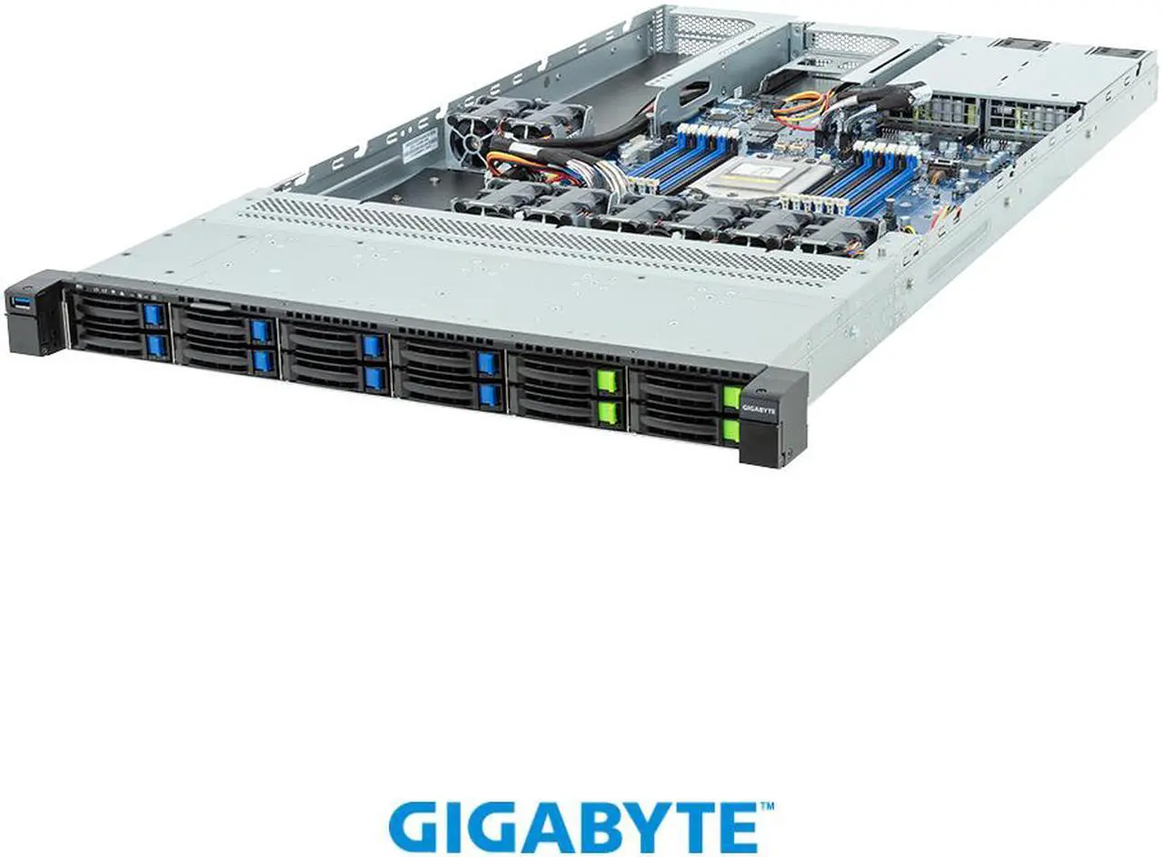 GIGABYTE R143-EG2-AAC2 Rack Server - AMD EPYC™ 8004 - 1U UP 1 x PCIe ...