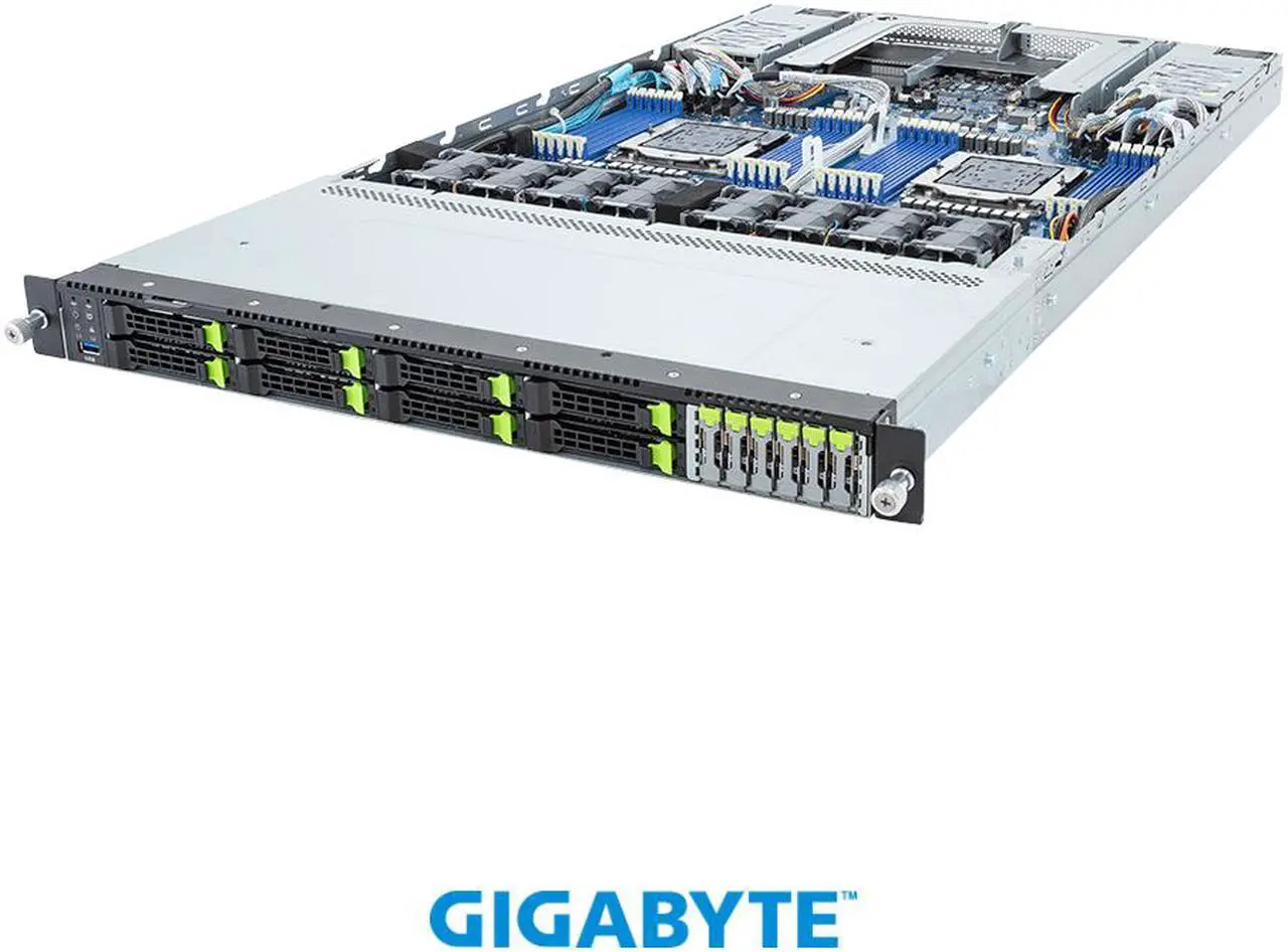 GIGABYTE R183-Z95-AAD1 Rack Server - AMD EPYC™ 9004 - 1U DP 6-Bay E1.S ...