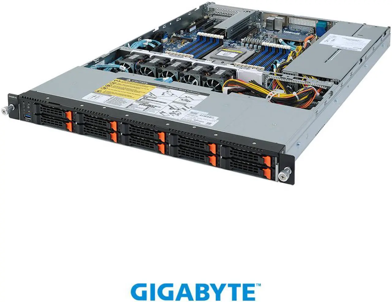 GIGABYTE R152-Z32 1U Rackmount Server Barebone - Newegg.com