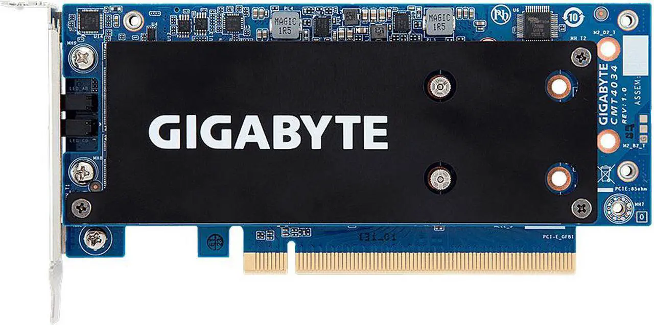 GIGABYTE CMT4034 PCI-Express 3.0 x16 PCI-Express 4 x M.2 PCIe x16 Card ...