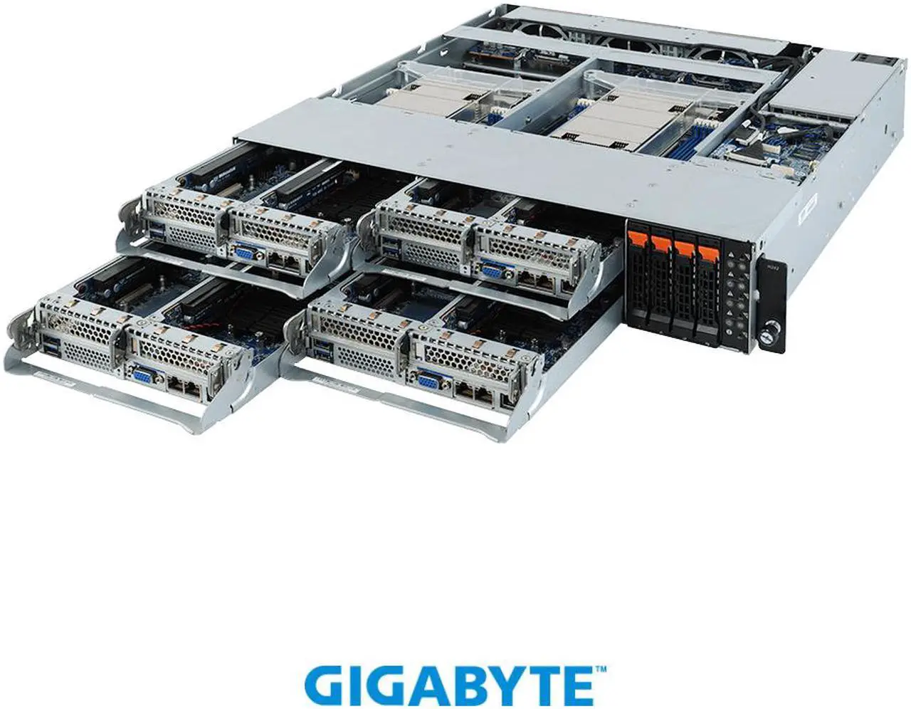 GIGABYTE H242-Z11 HCI Server – AMD UP 2U 4 Nodes Edge Computing Server ...