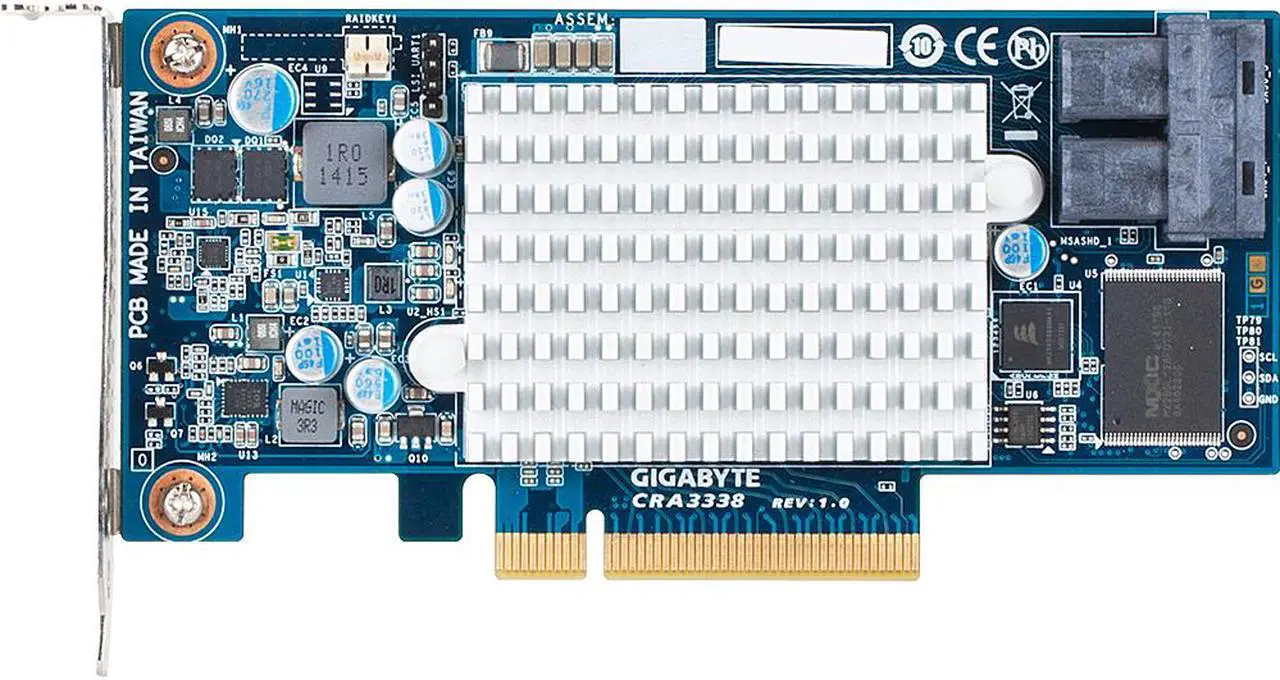 GIGABYTE CRA3338 PCI-Express 3.0 x8 PCI-Express Broadcom 12Gb/s SAS3008 RAID Card - Newegg.ca