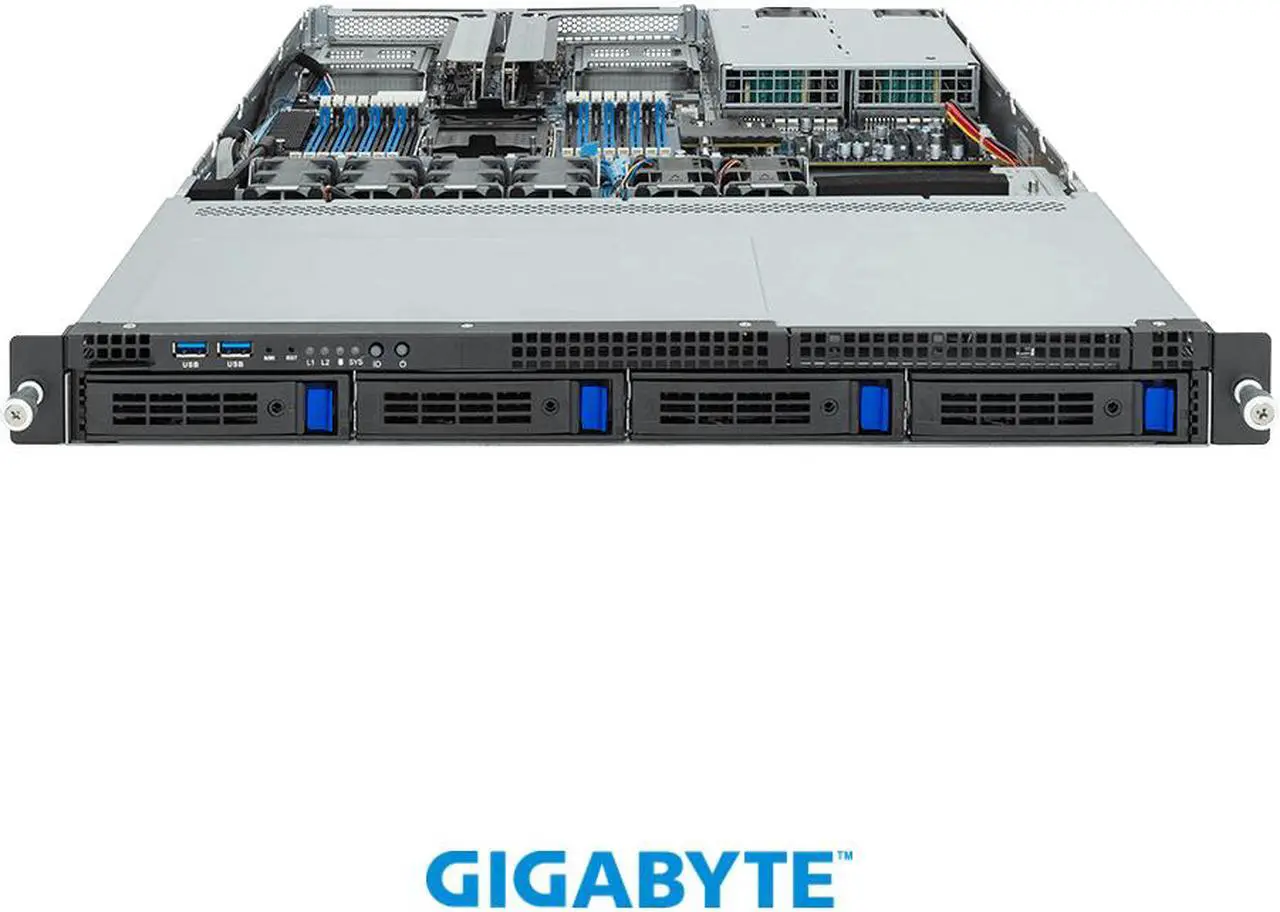 GIGABYTE R163-S30 (rev. AAB2) 4th Gen Intel® Xeon® Scalable Server ...