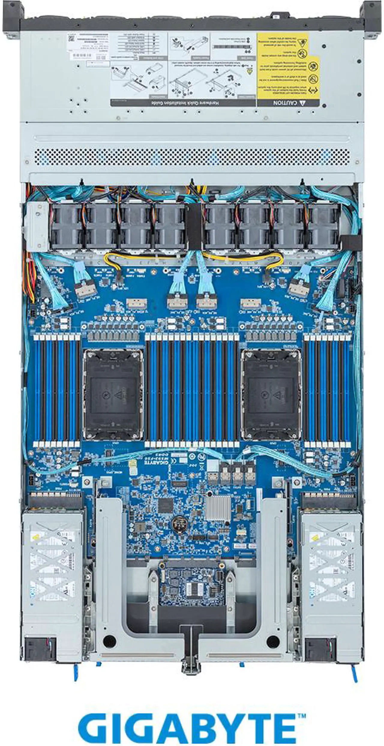 GIGABYTE 4th Gen Intel® Xeon® Scalable Server System - 1U DP 12-Bay ...