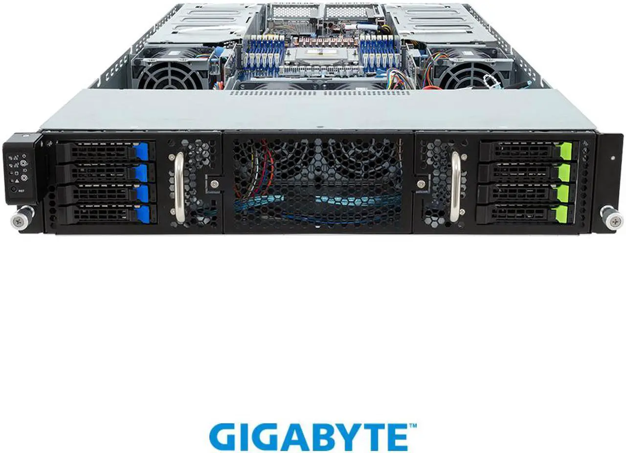 GIGABYTE G293-Z23-AAM1 HPC/AI Server - AMD EPYC™ 9004 - 2U UP 4 x PCIe Gen5 GPUs - Newegg.com