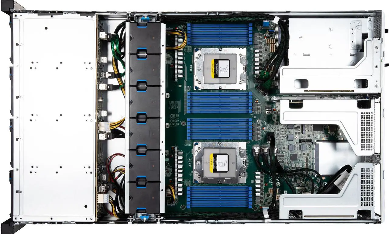 MSI 2U Server Barebones, Dual AMD EPYC™ 9004 Series Processors, 4 NVMe ...