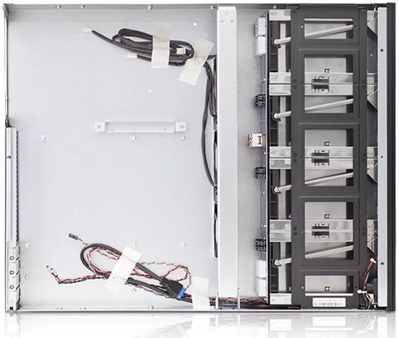 2U 8-Bay Trayless Storage Server Rackmount Chassis 12Gb/s HDD SFF-8643 ...