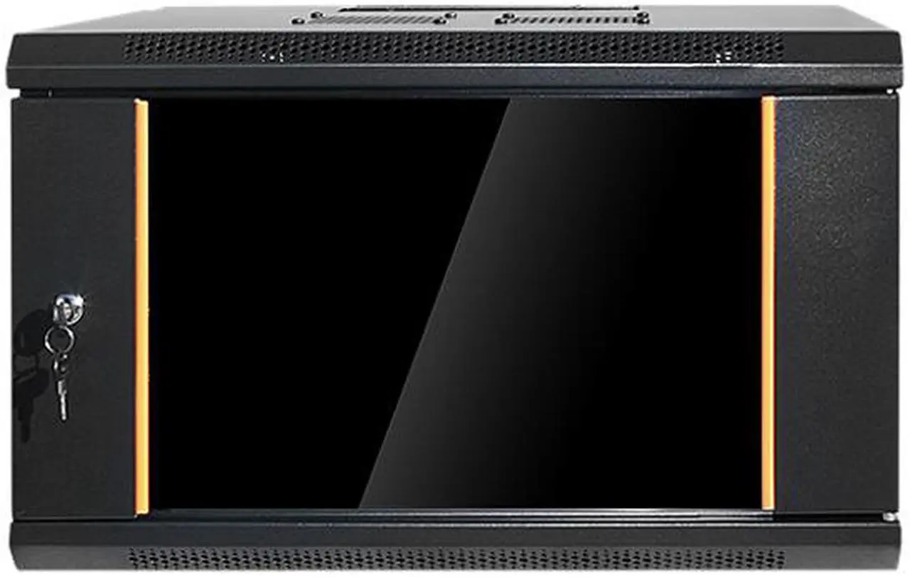 iStarUSA WMZ655-KBR1U 6U 550mm Depth Swing-out Wallmount Server Cabinet ...
