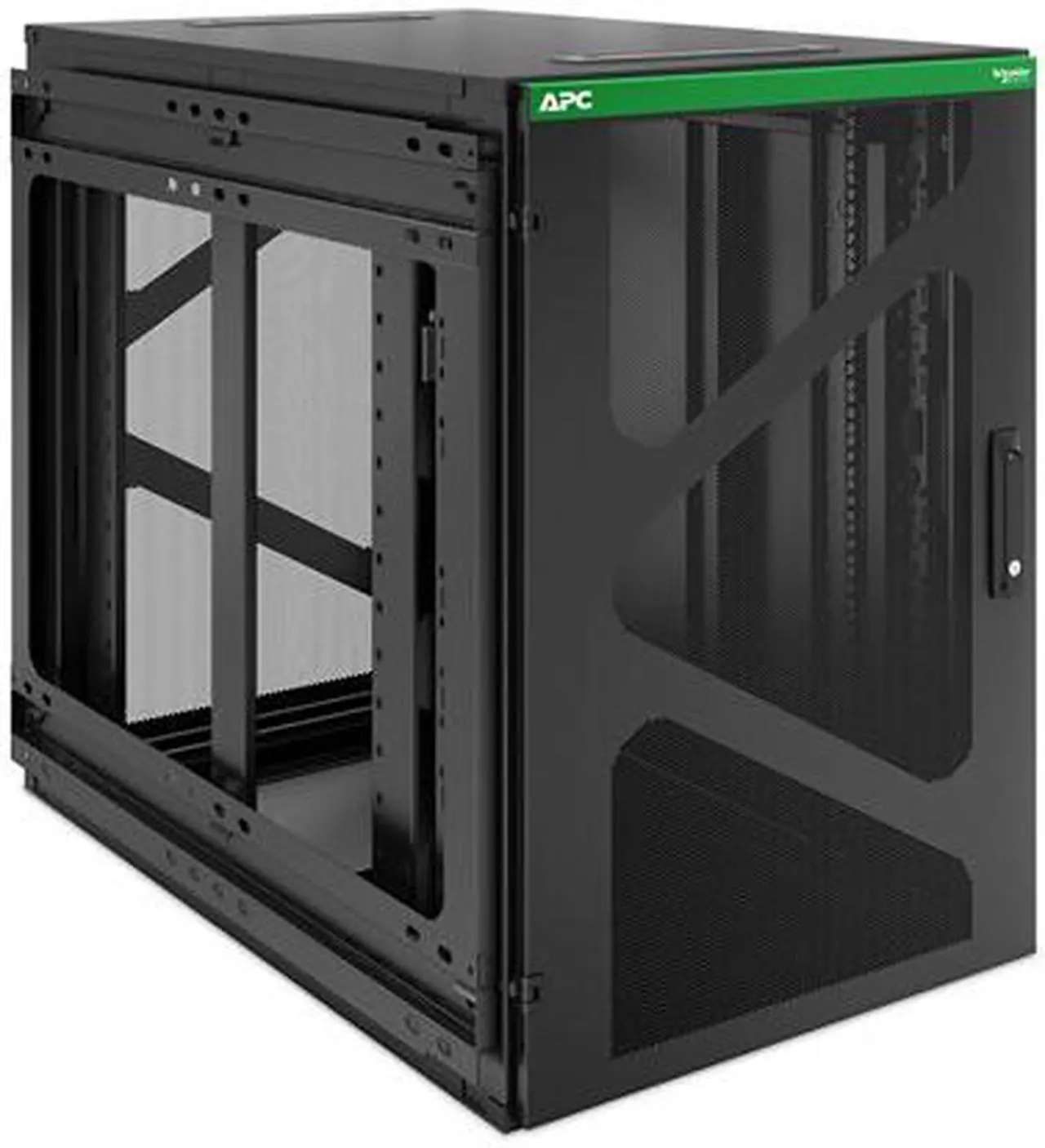 APC NetShelter Wall Mountable 19" Server Rack - 18U AR118SM - Newegg.com