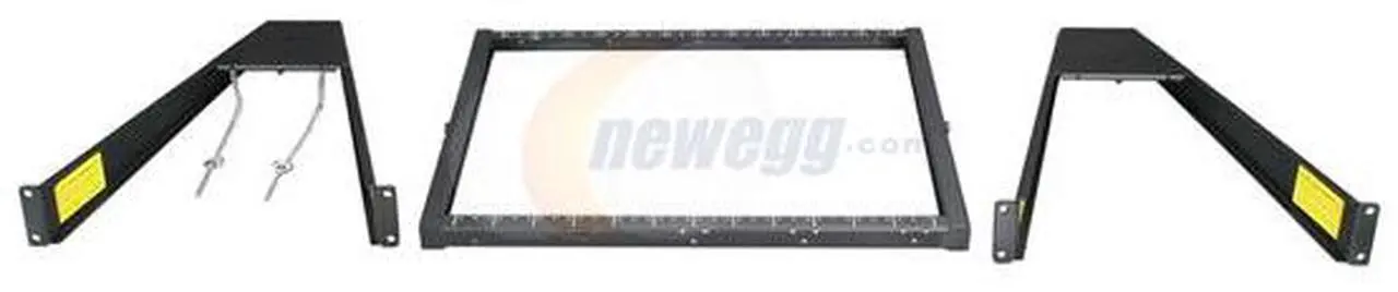 Tripp Lite 12U Wall-Mount Pivoting 2-Post Open Frame Rack, Low-Profile ...