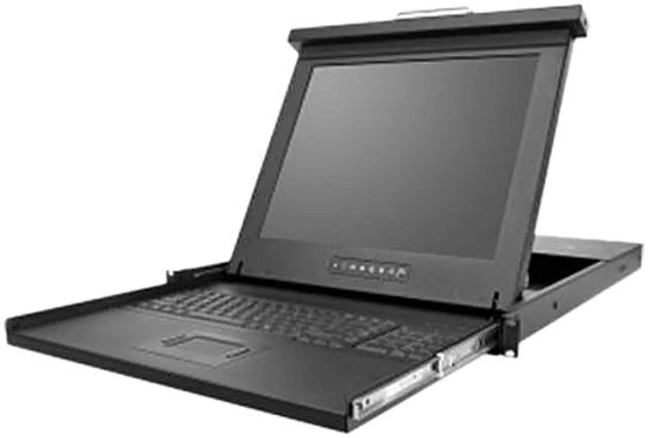 Belkin F1DC108H-TAA 19" Widescreen Rack Console with 8-Port KVM TAA ...