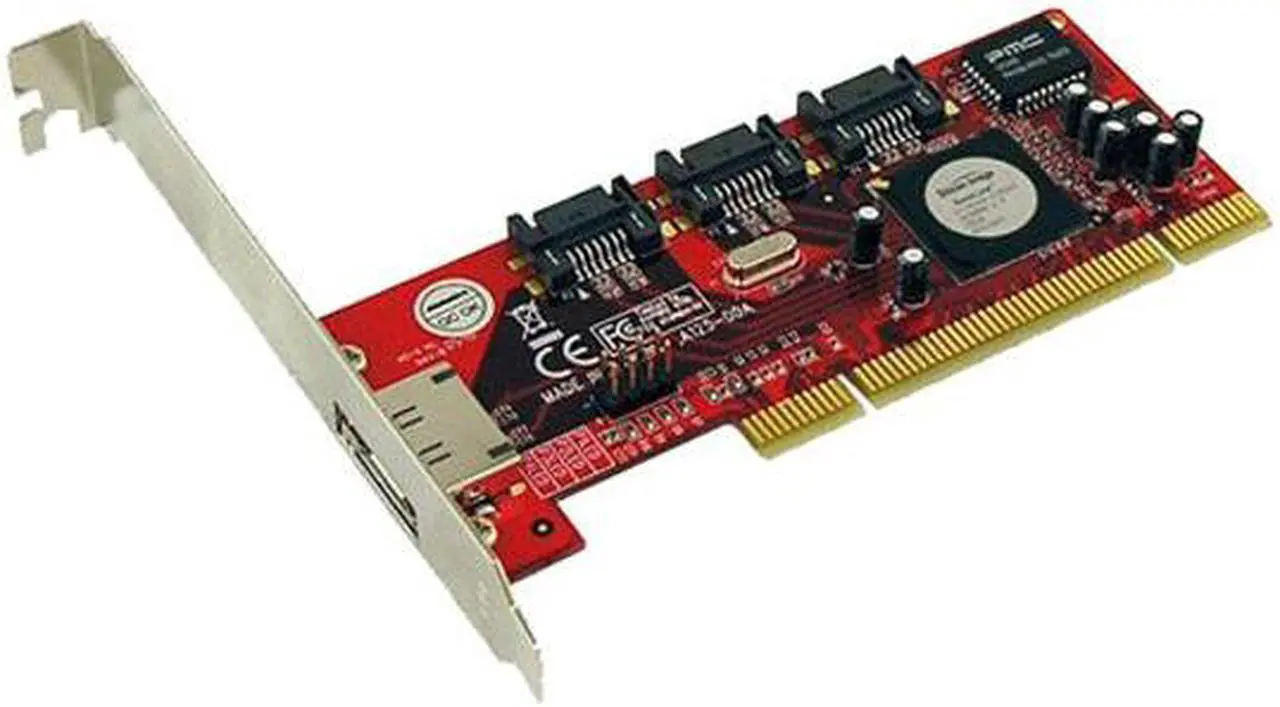 Addonics ADSA3R5-E PCI Serial ATA/300 4-Port Serial ATA RAID Controller ...